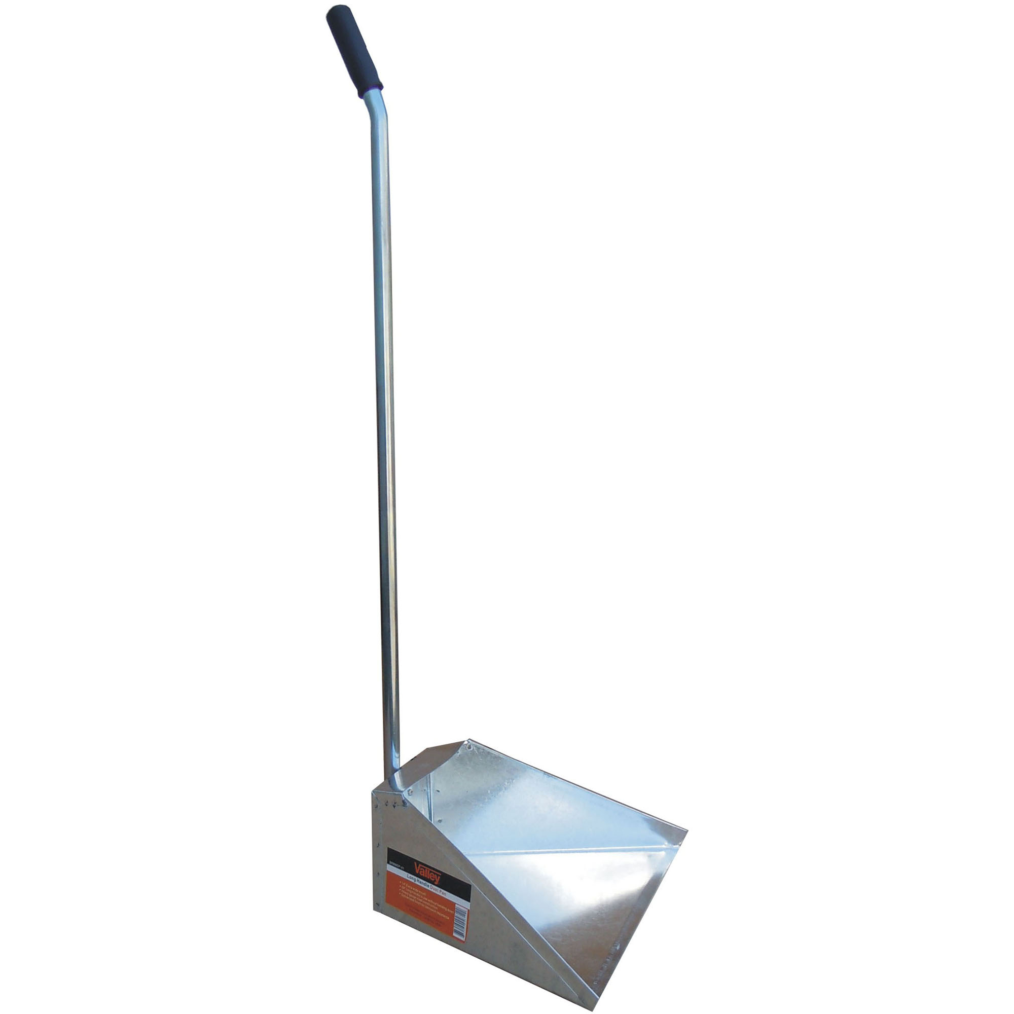 14" METAL DUST PAN WITH 31" HANDLE - Valley Industries Corporation