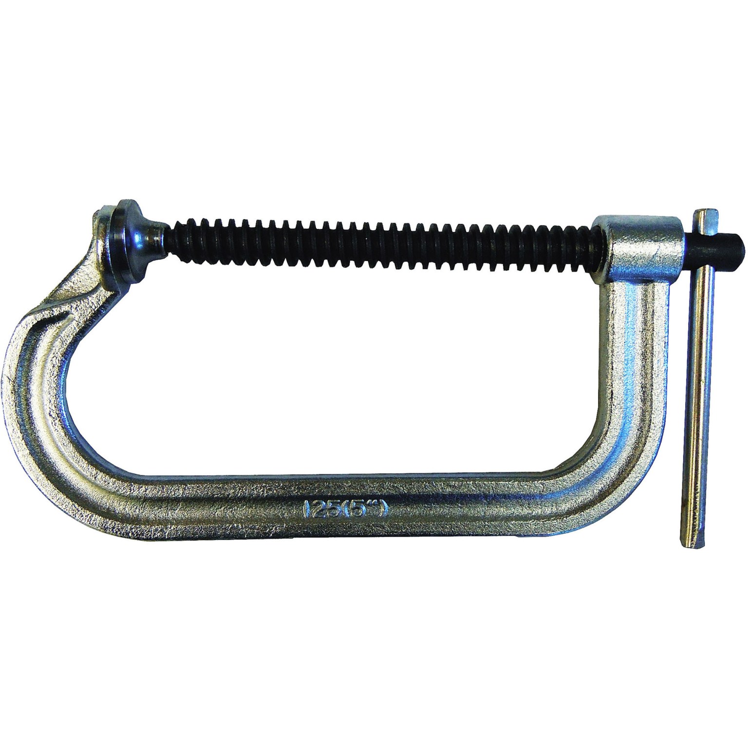 5" DROP FORGED C-CLAMP, CHROME SCREW, BLACK BODY - Valley Industries ...