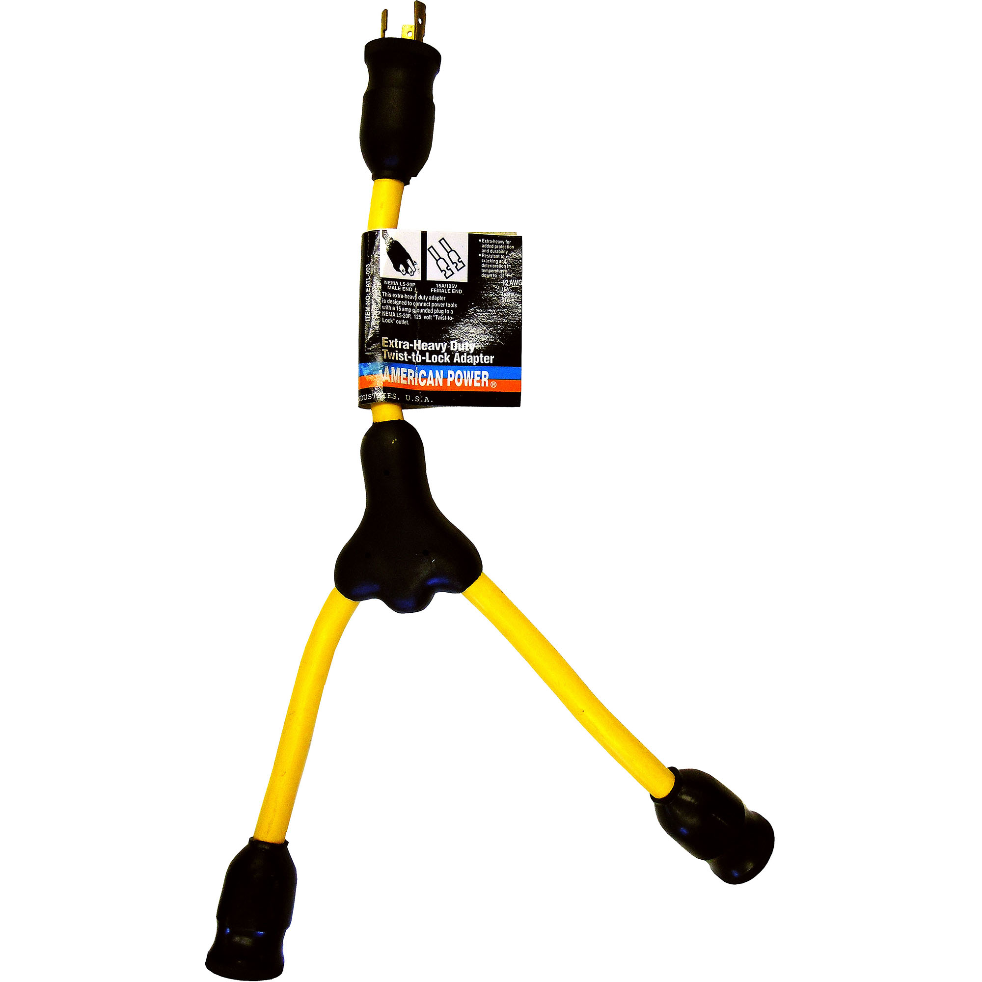 2 WAY TWIST TO LOCK ADAPTOR-Y - Valley Industries Corporation