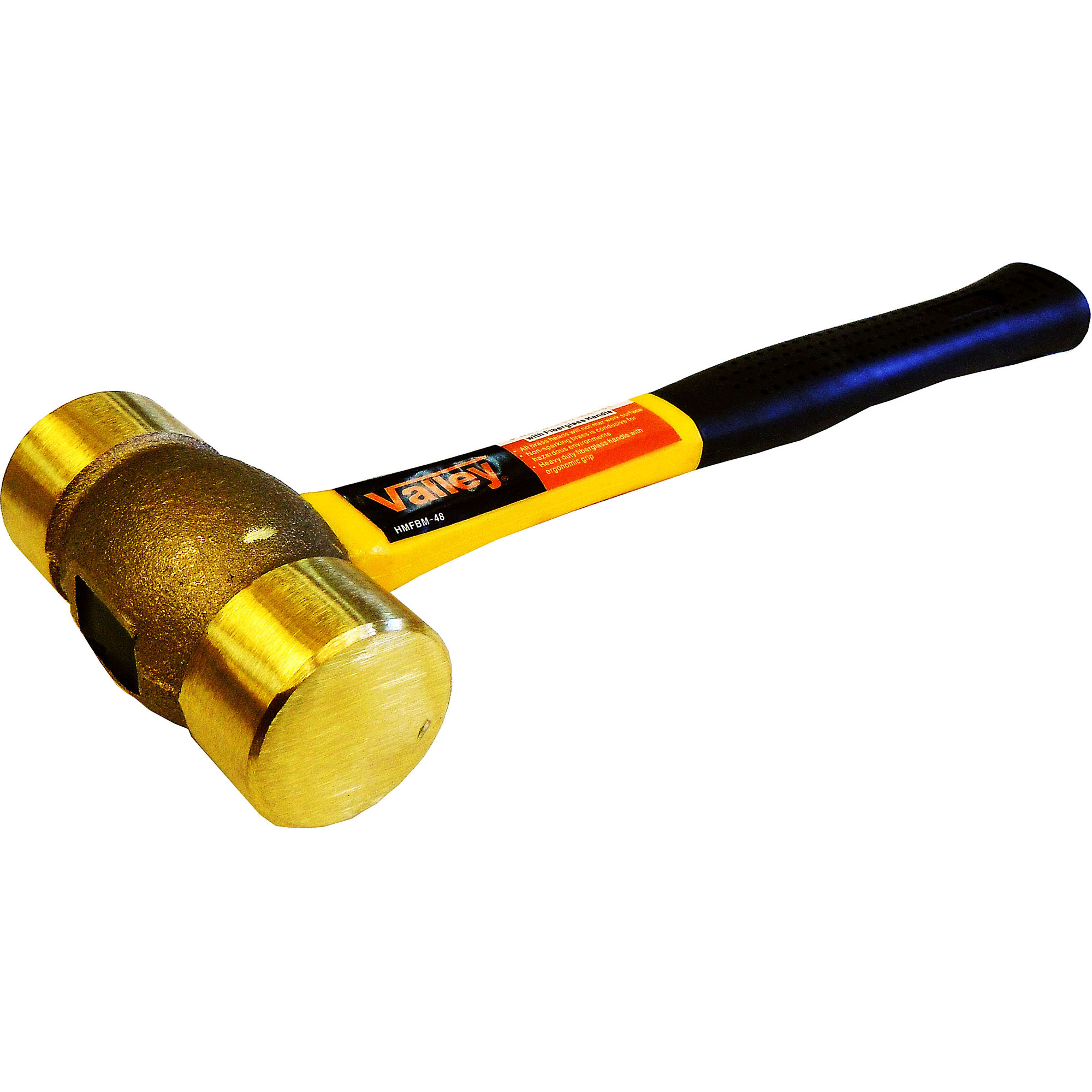 3 LB. BRASS MALLET, FIBERGLASS HANDLE - Valley Industries Corporation