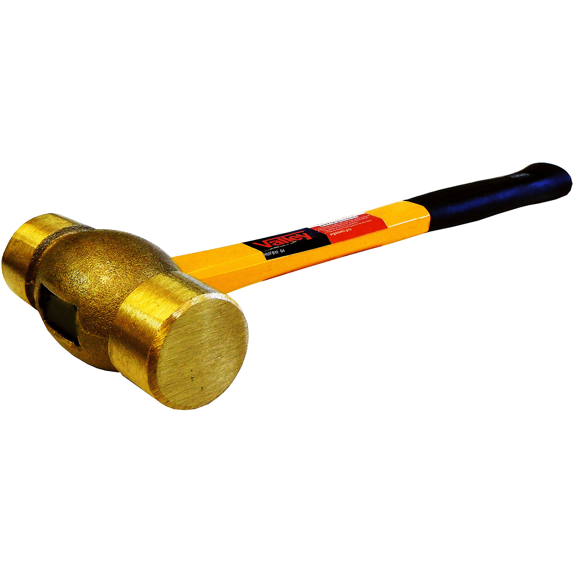 4 LB. BRASS MALLET, FIBERGLASS HANDLE - Valley Industries Corporation