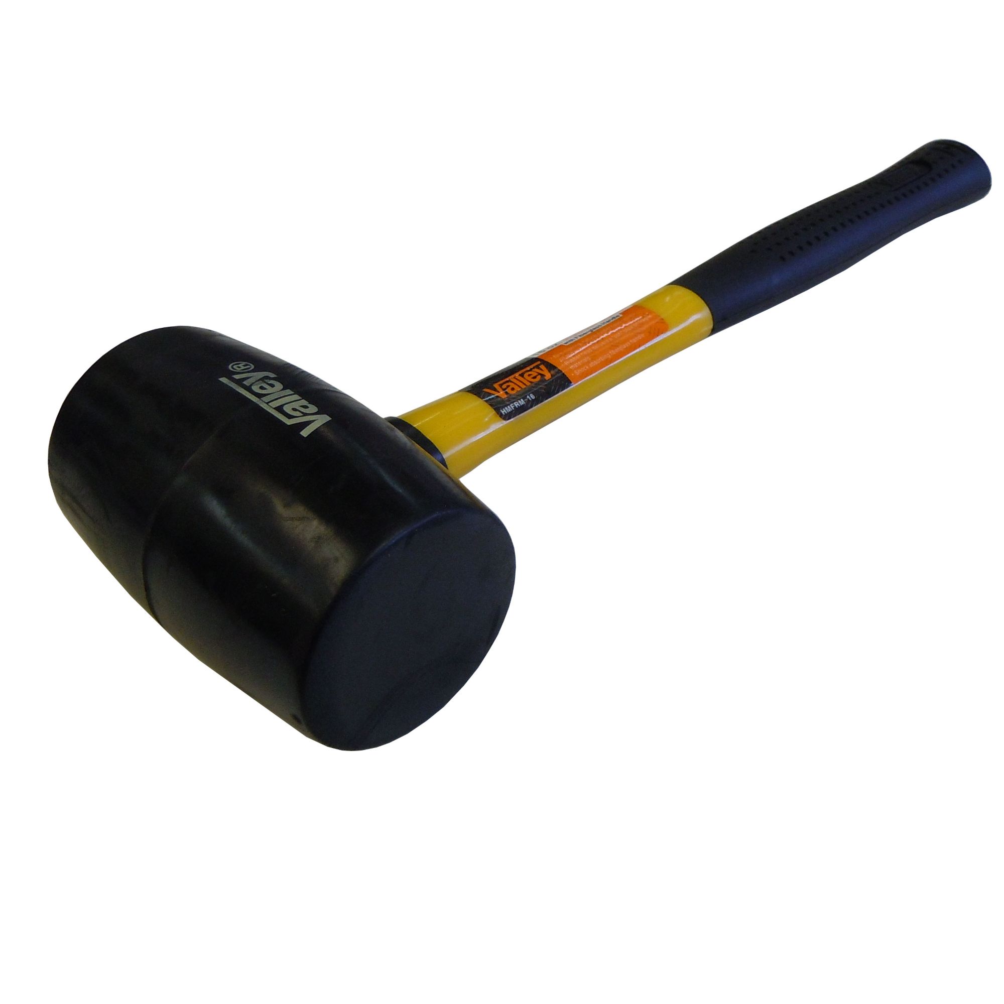 16 OZ. RUBBER MALLET, FIBERGLASS HANDLE - Valley Industries Corporation