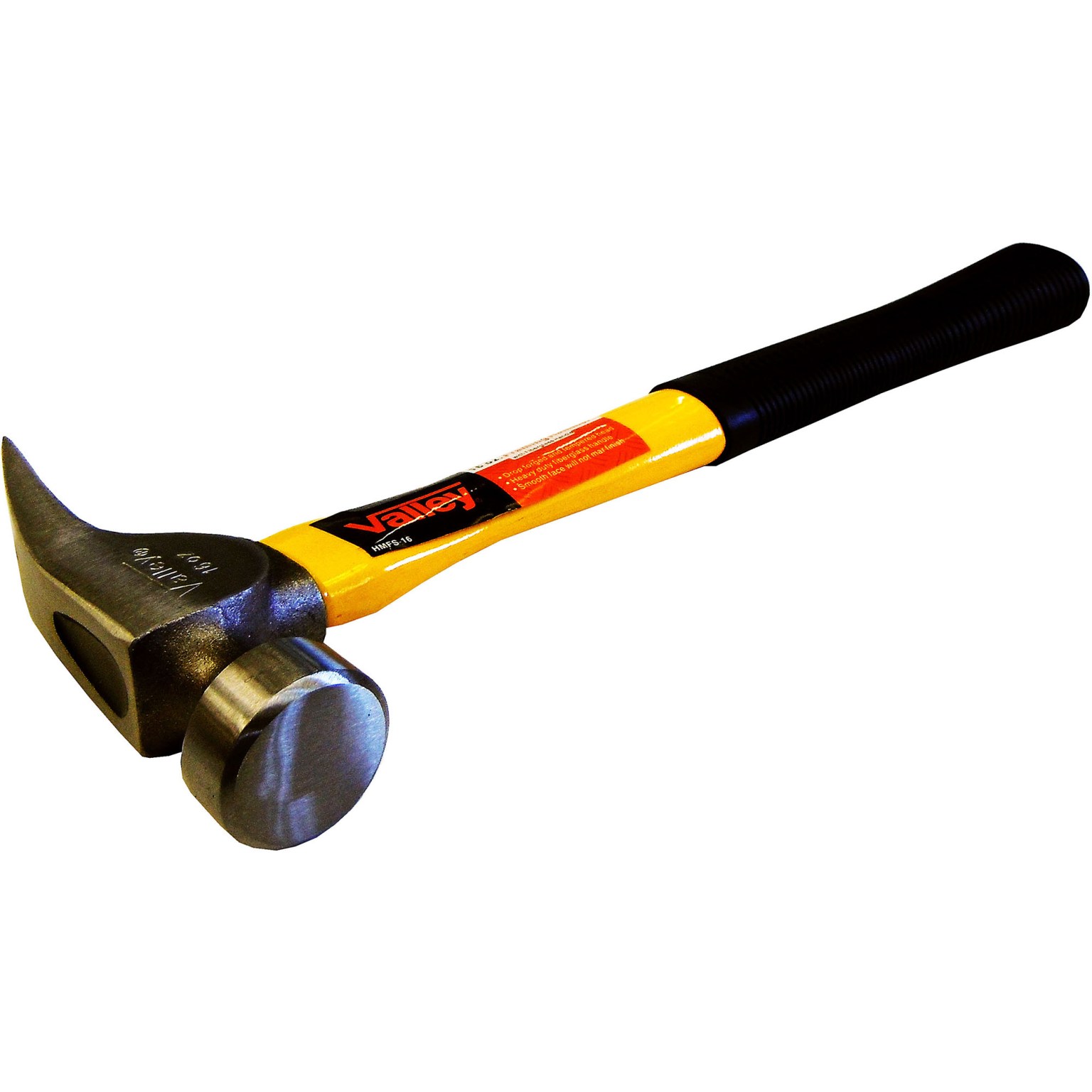 16 OZ. FINISHING HAMMER, FIBERGLASS HANDLE - Valley Industries Corporation