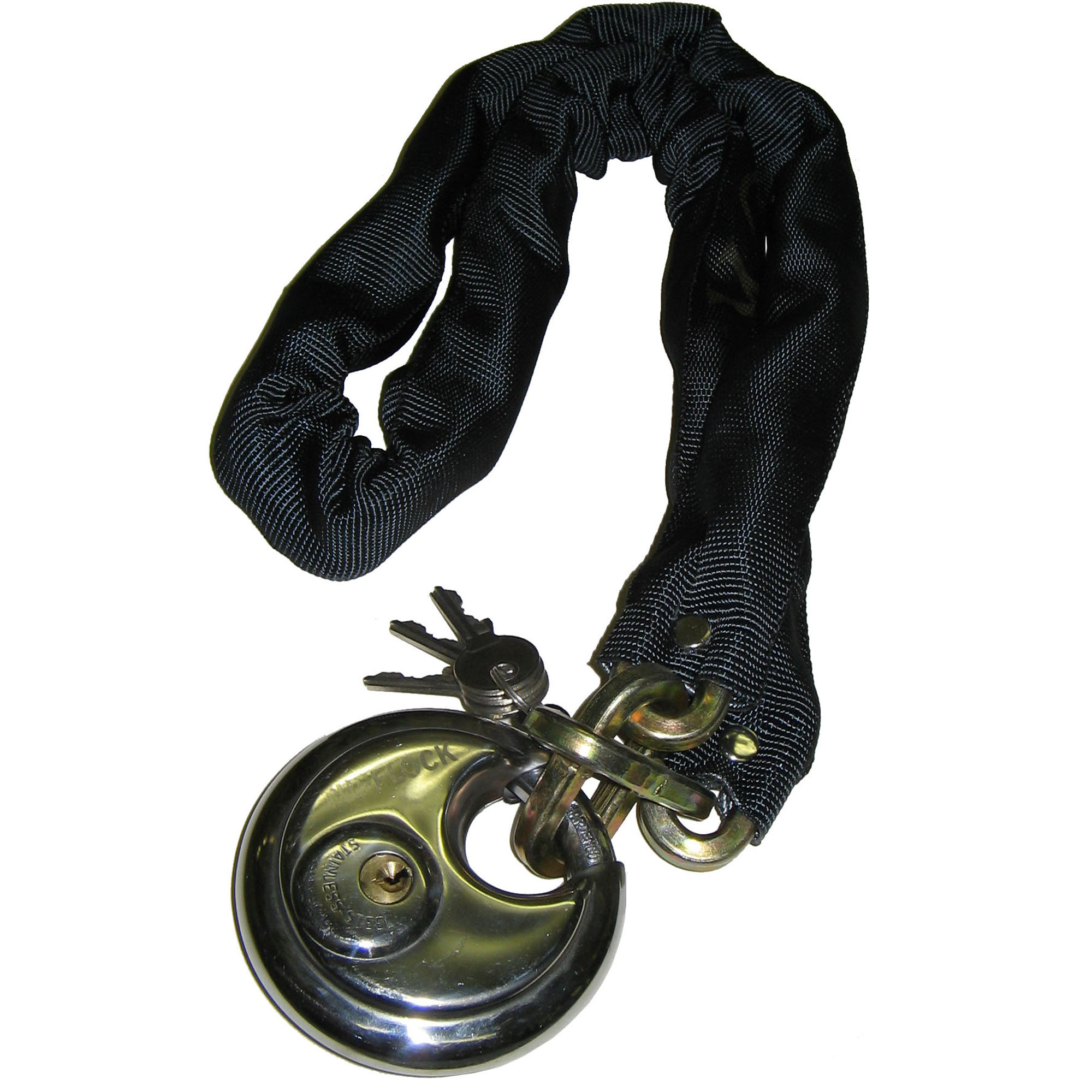 90 MM. HARD STEEL DISC LOCK WITH HD FLAT LINK CHAIN - Valley Industries ...