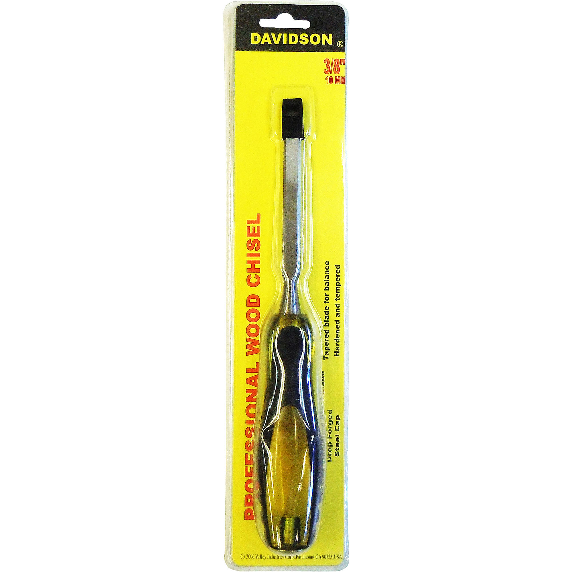 WOOD CHISEL, 3/8" BLADE, METAL CAP - Valley Industries Corporation