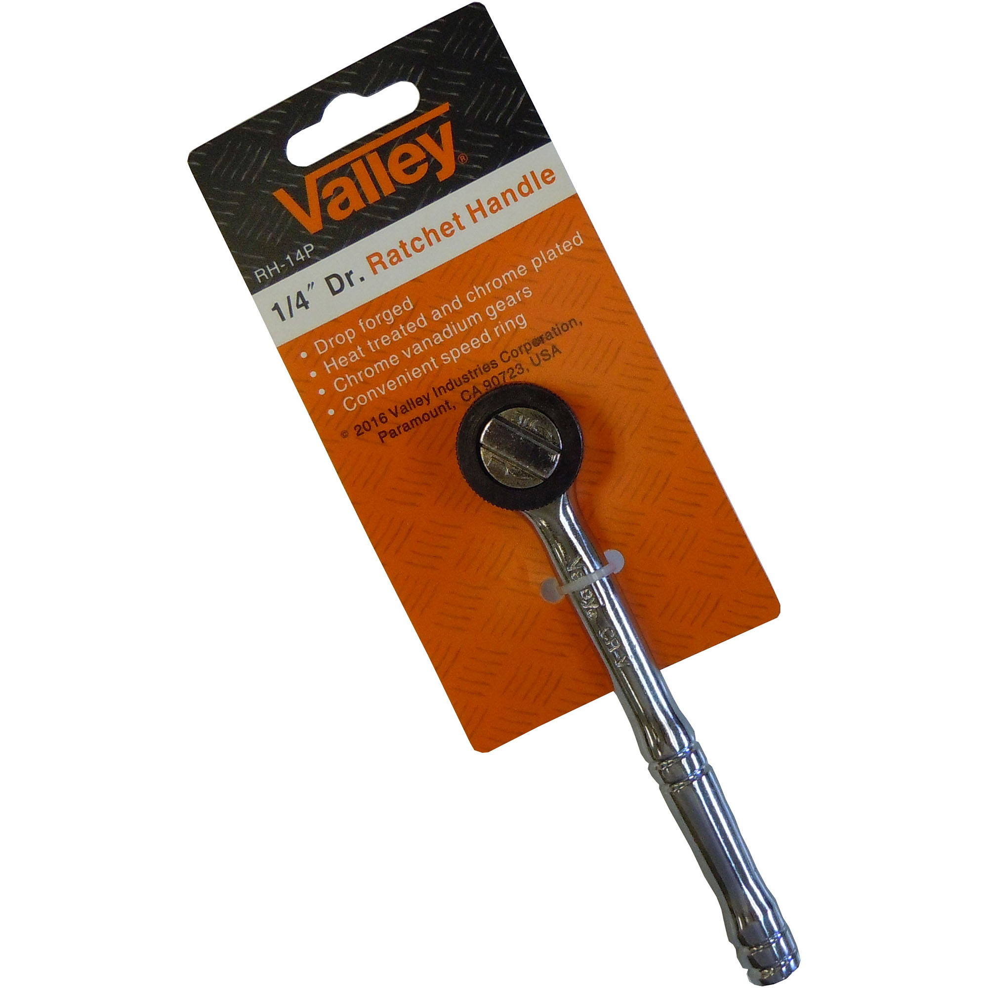 RATCHET HANDLE, 1/4" DR., POLISHED - Valley Industries Corporation