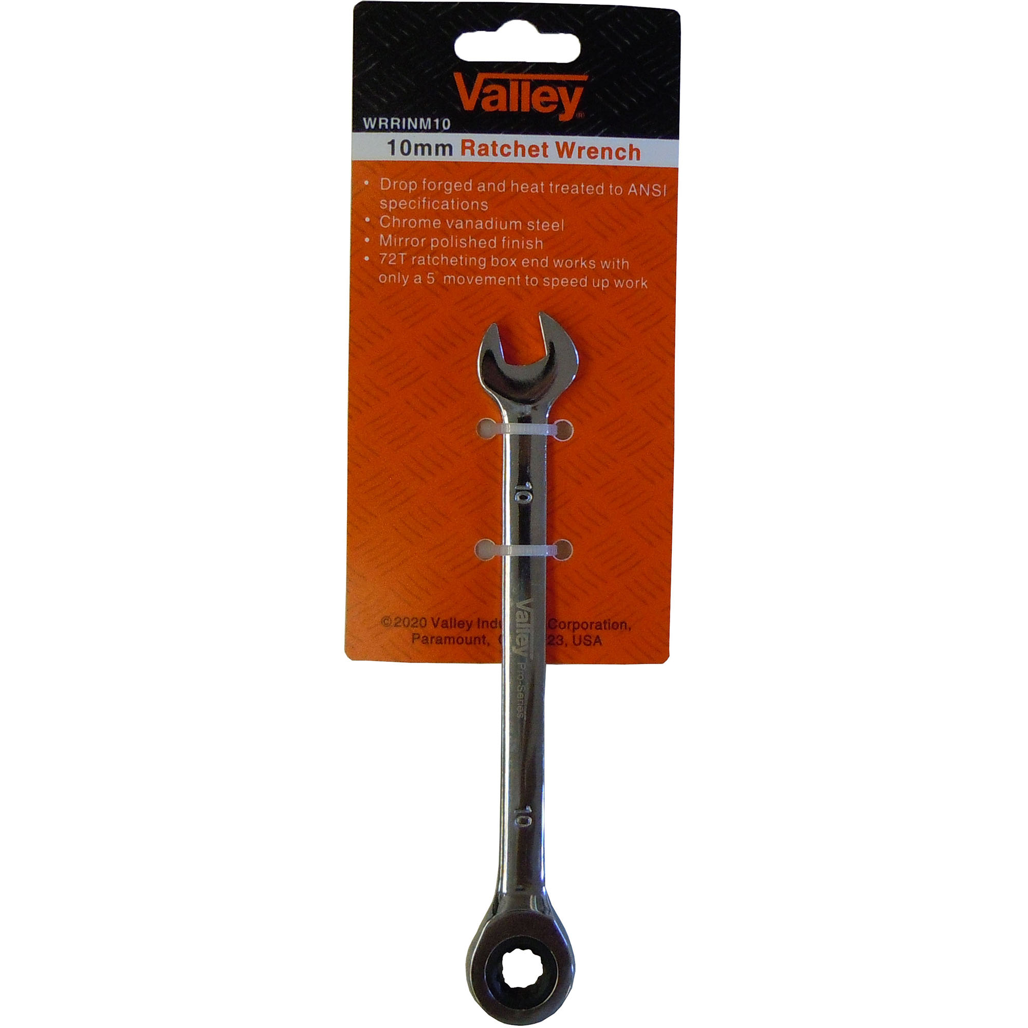 10 MM RATCHETING WRENCH-GEAR BOX END - Valley Industries Corporation