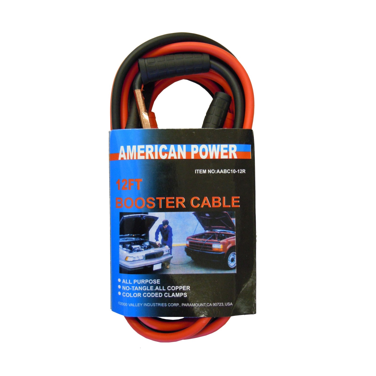 12 FT. ECONOMY BOOSTER CABLE, RUBBER JACKET - Valley Industries Corporation