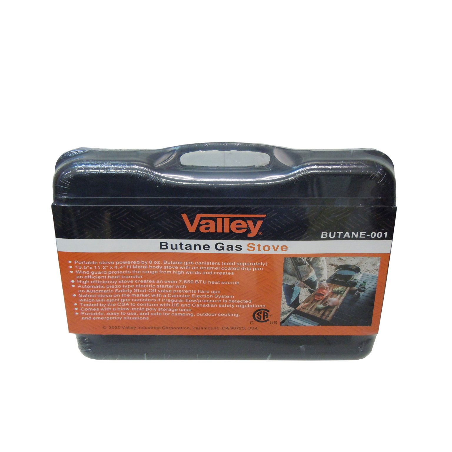 BUTANE GAS STOVE, PVC BOX - Valley Industries Corporation