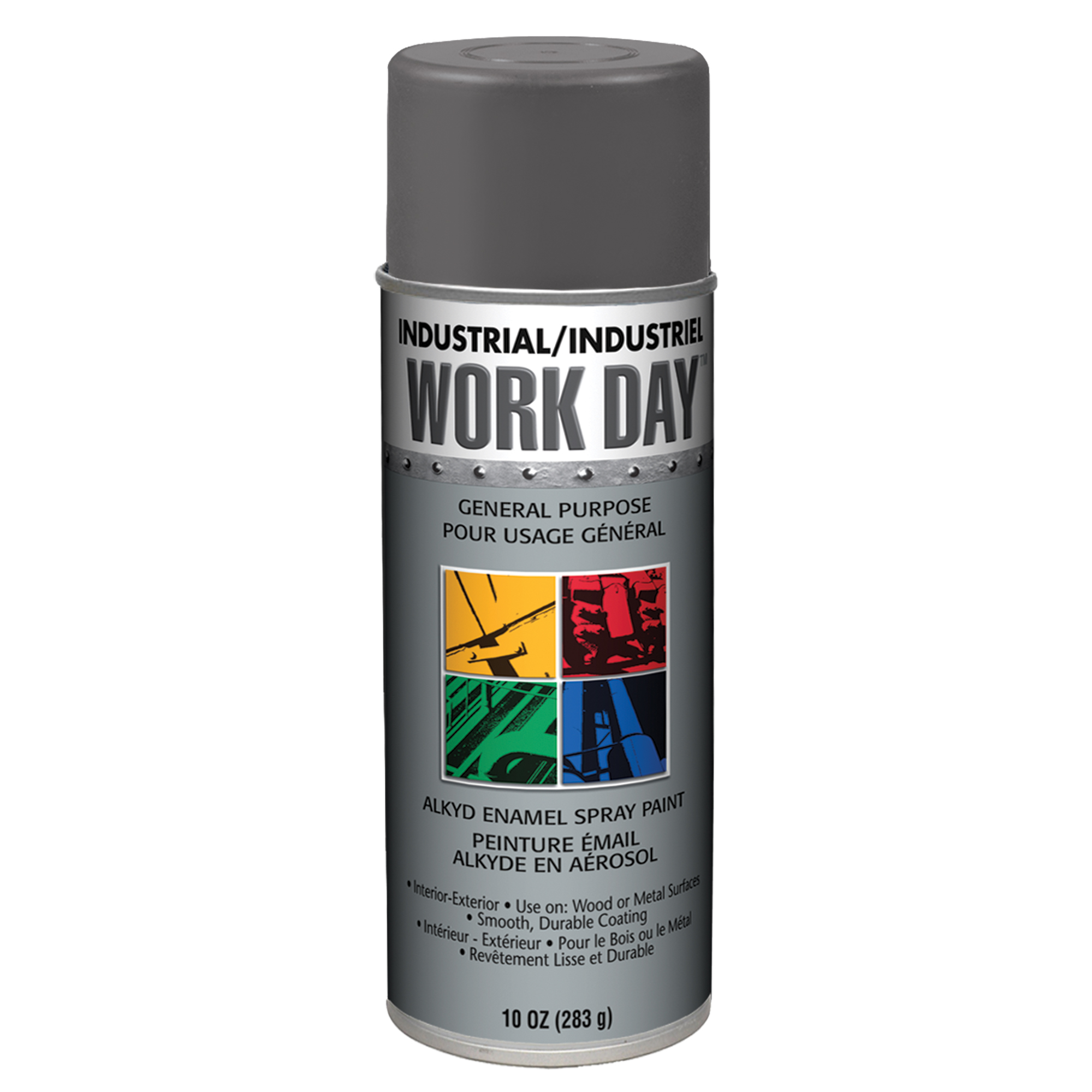 10 OZ. SPRAY PAINT-DOVE GREY - Valley Industries Corporation