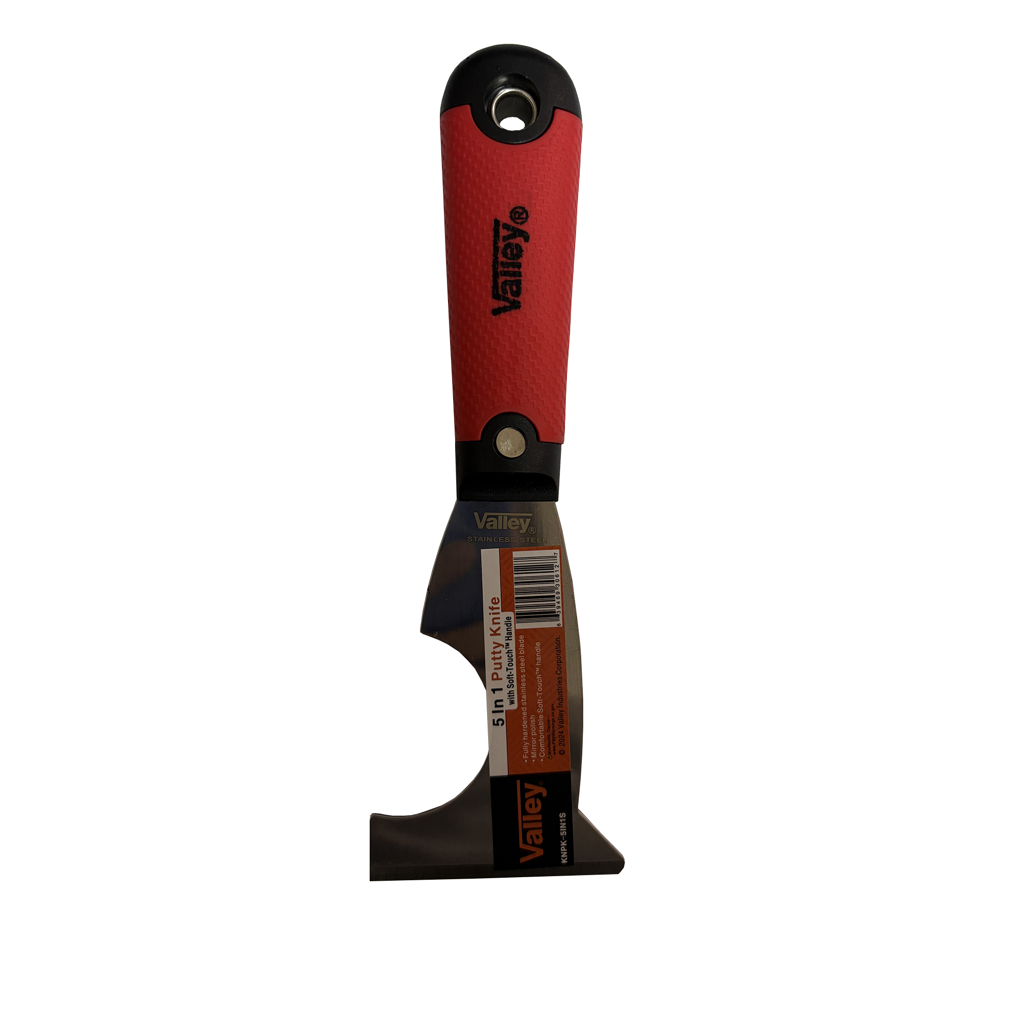 5-IN-1 PAINTER'S TOOL, STAINLESS BLADE, RED SOFT-TOUCH™ HANDLE - Valley ...