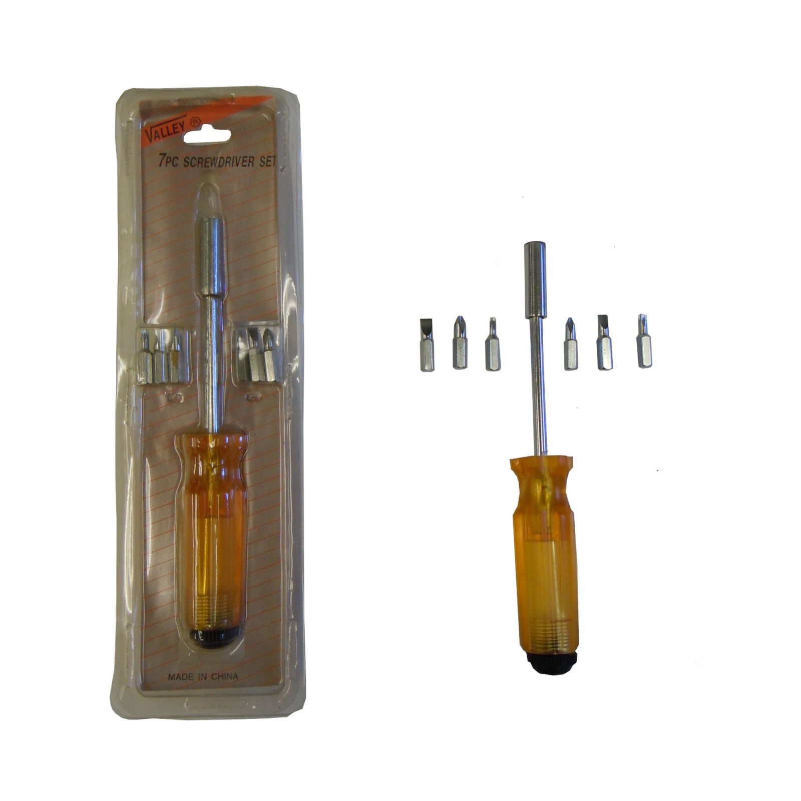 7-IN-1 SCREWDRIVER, BIT STORAGE IN HANDLE - Valley Industries Corporation