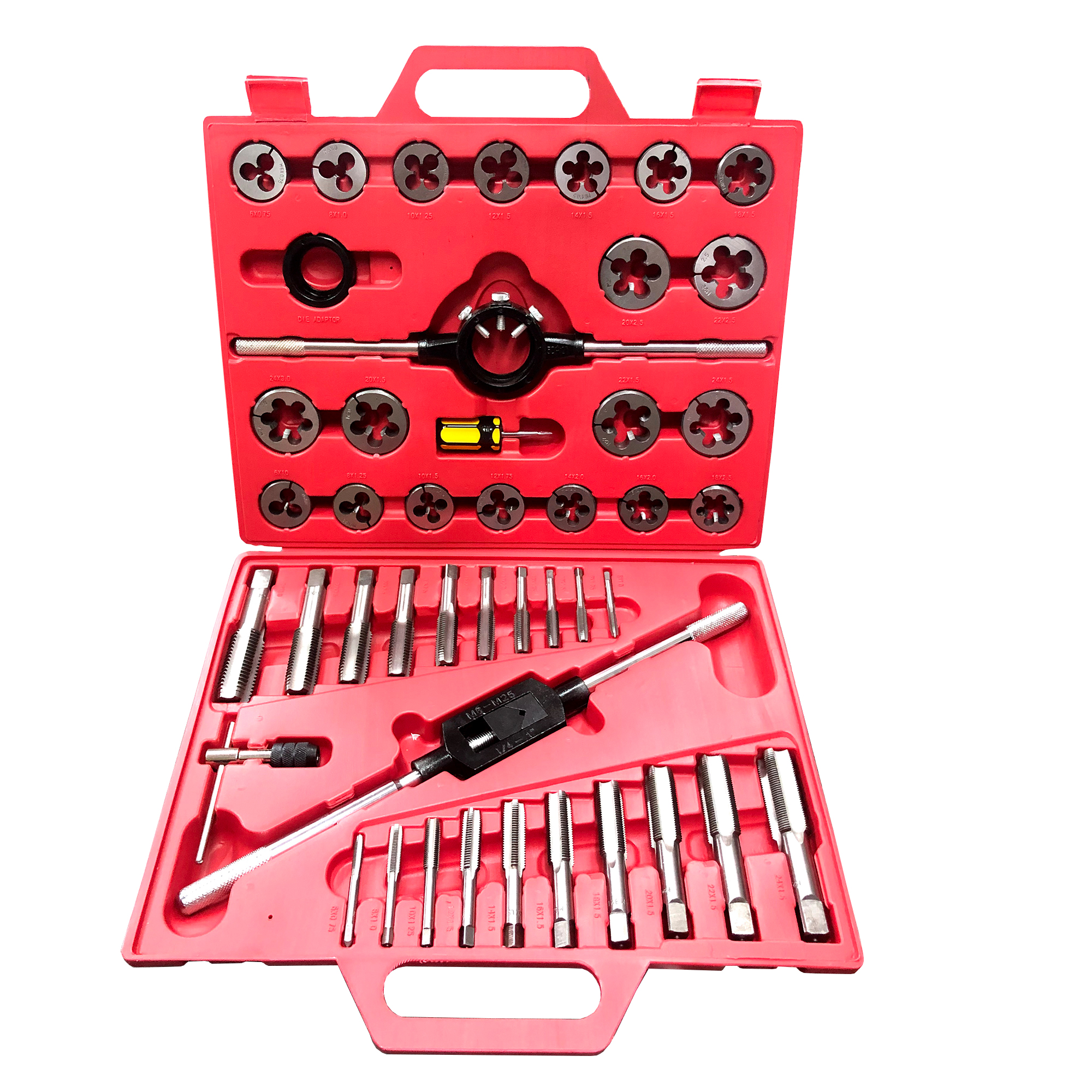 45 PC. TAP AND DIE SET, TUNGSTEN STEEL (SAE) - Valley Industries ...