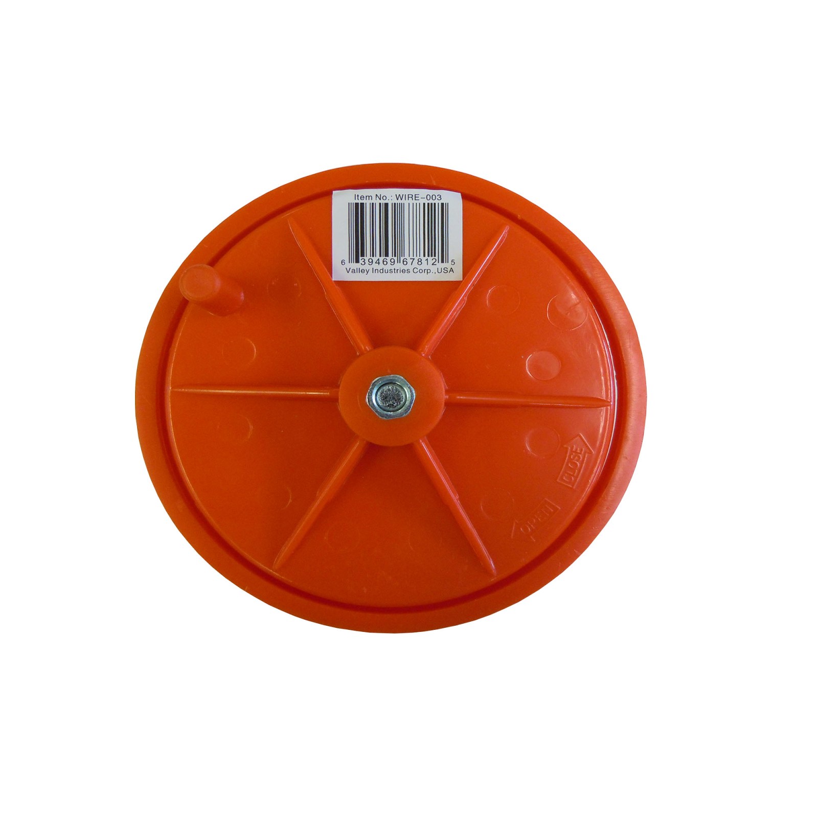 POLY TIE WIRE REEL - ORANGE - Valley Industries Corporation