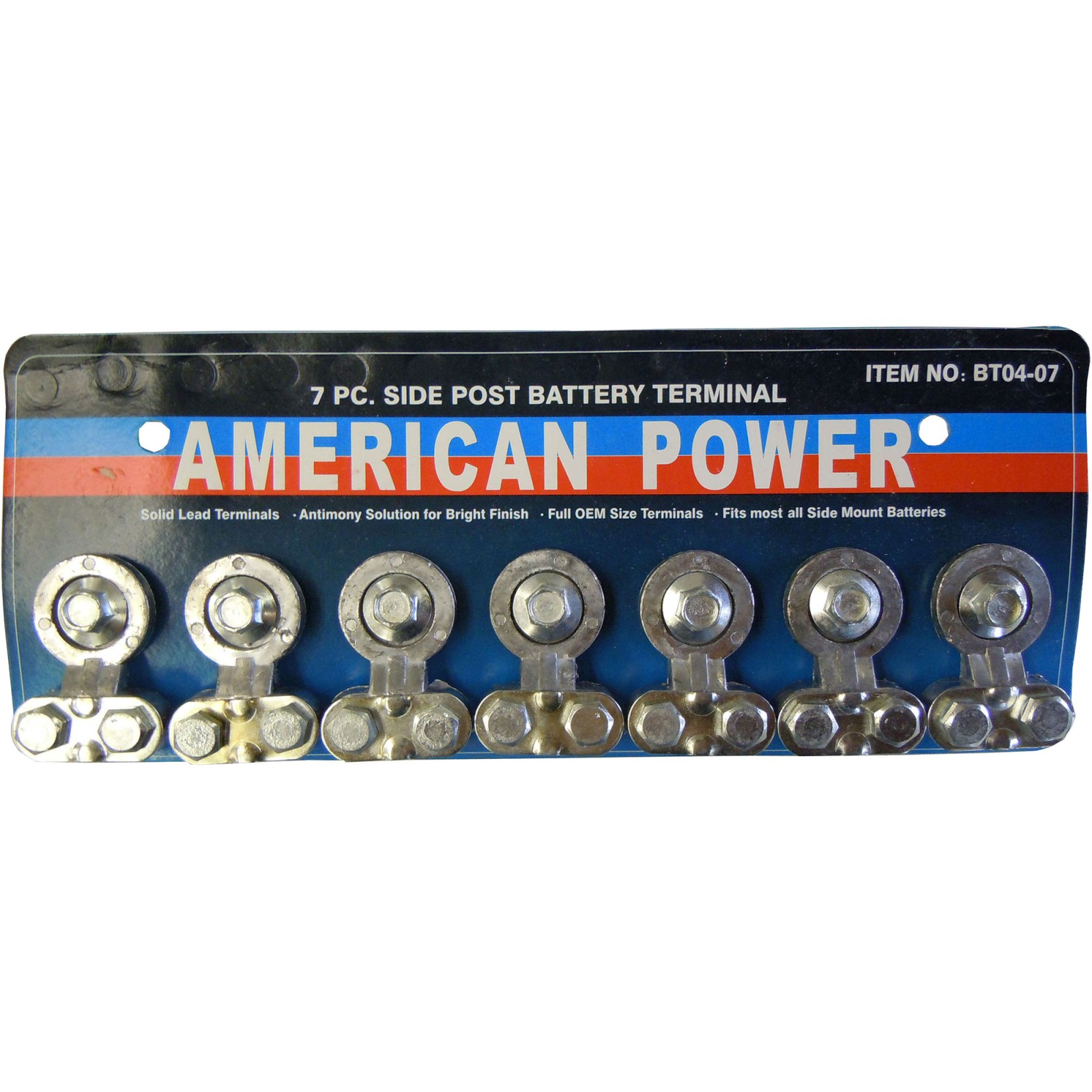 7 PC. SIDE POST BATTERY TERMINAL SET - Valley Industries Corporation
