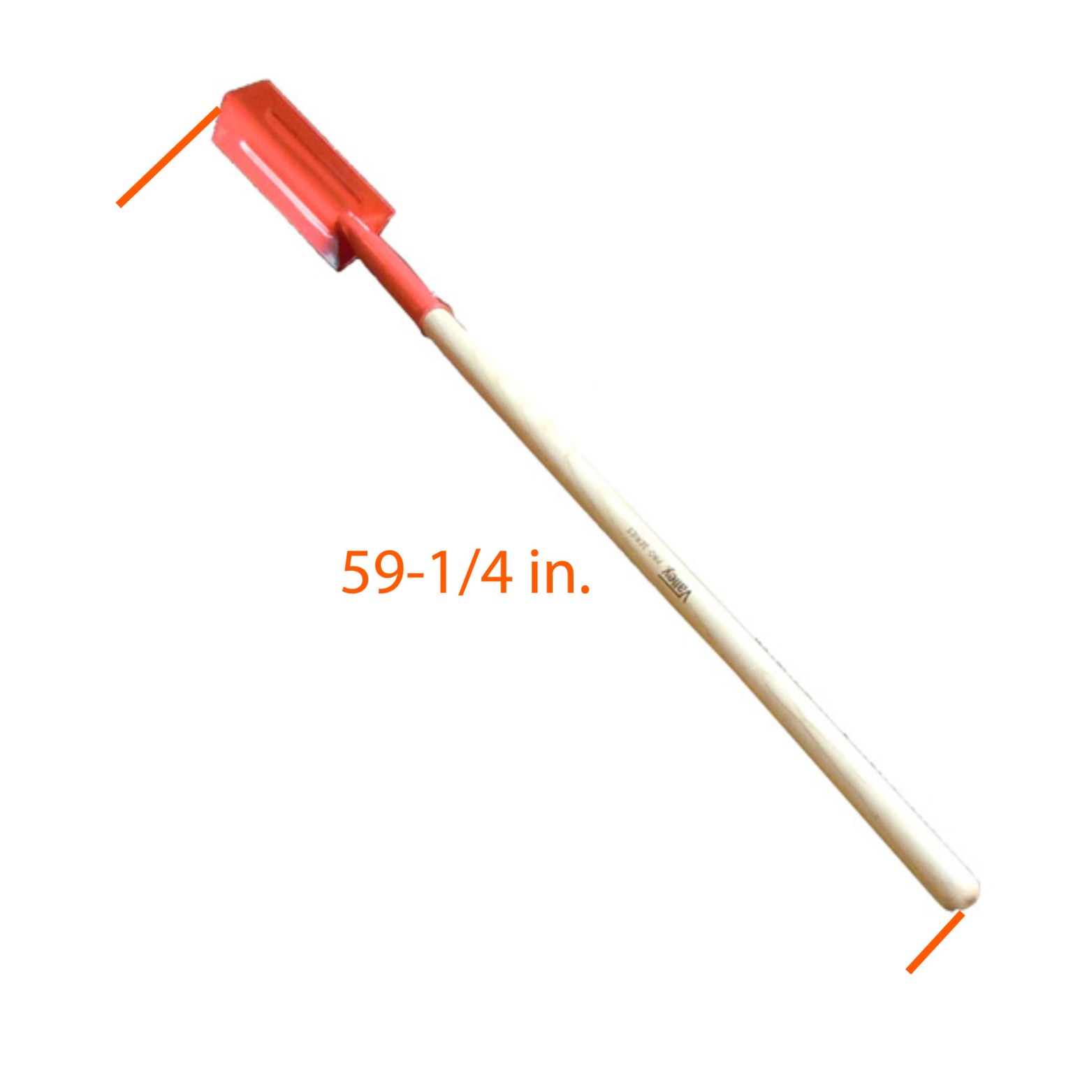 4" CLEAN OUT TRENCH SHOVEL, 48" HARDWOOD HANDLE - Valley Industries ...