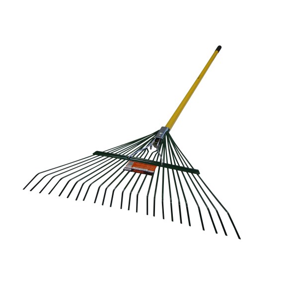 24" X 24T REINFORCED BOLT-THRU RAKE, 54" FIBERGLASS HANDLE - Valley ...
