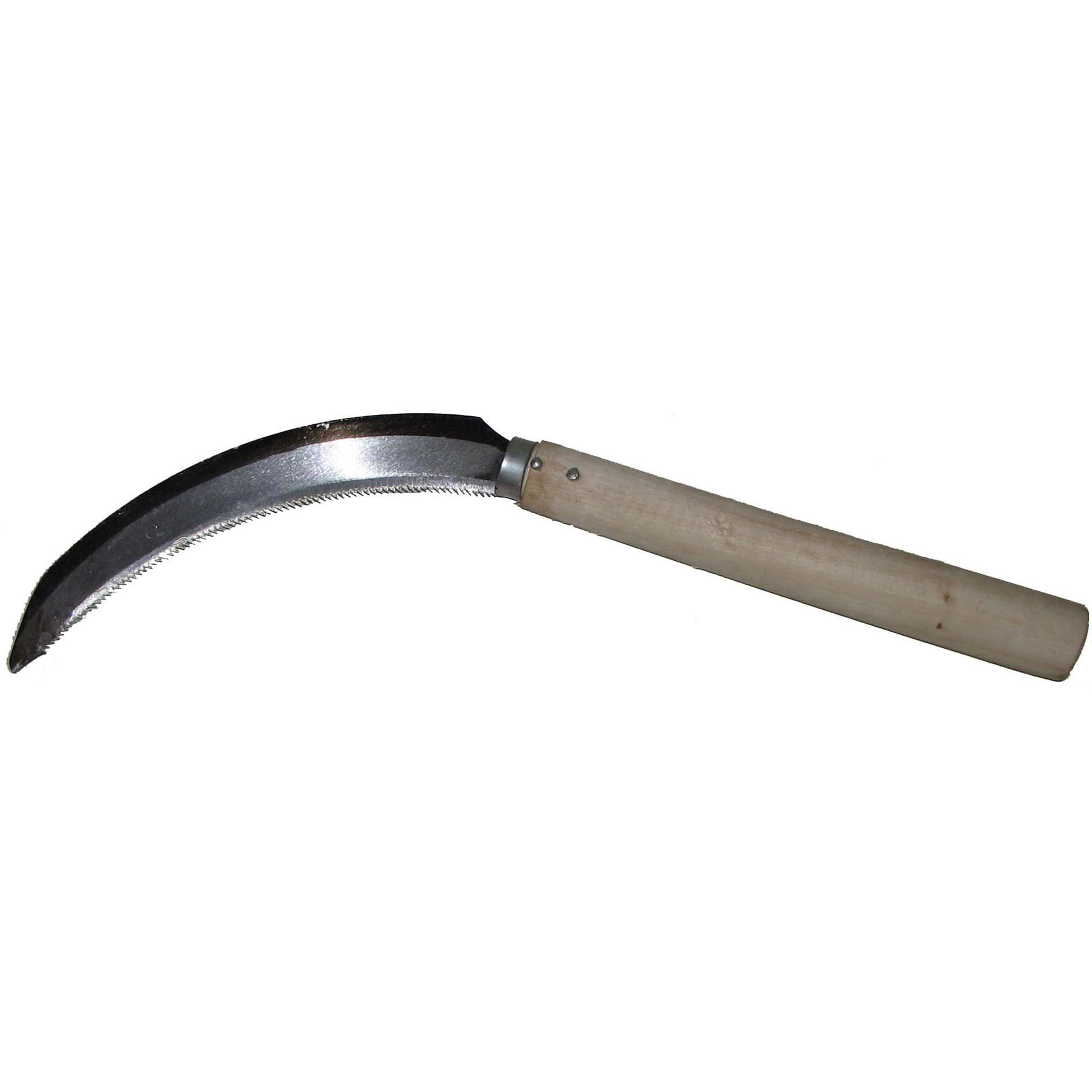 14" GARDEN SICKLE, WOOD HANDLE - Valley Industries Corporation