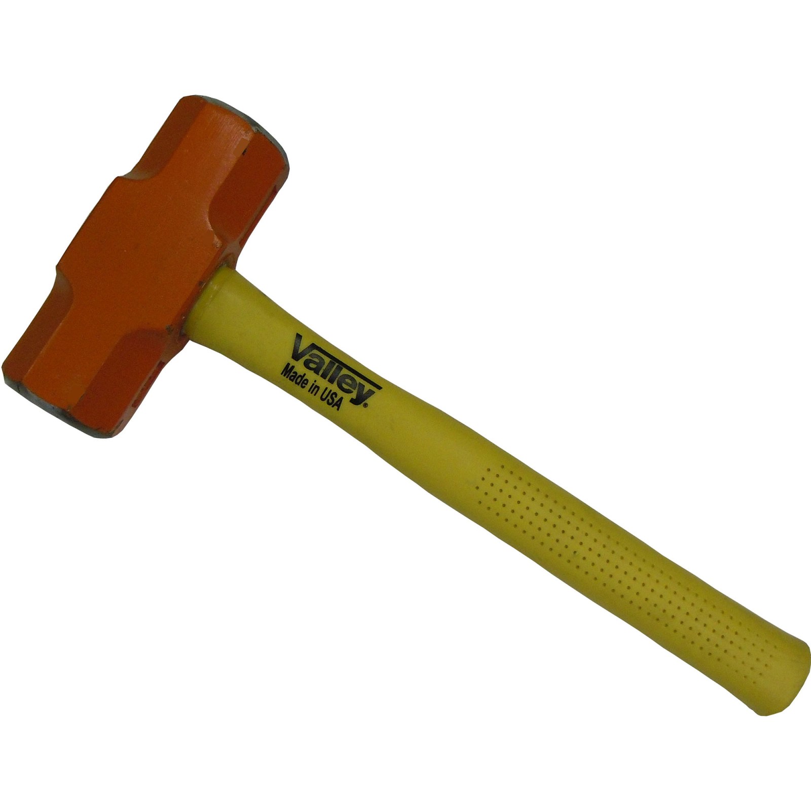 10 LB. SLEDGE HAMMER, ORANGE, 16" FIBERGLASS HANDLE - Valley Industries ...
