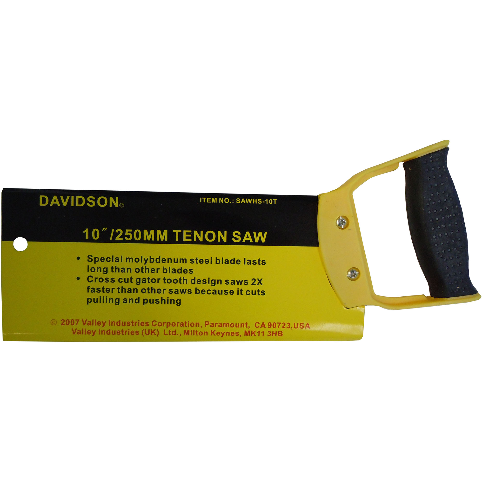 10" TENON SAW FOR MITER BOX, SOFT-TOUCH™ HANDLE - Valley Industries ...